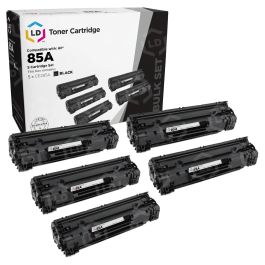 5 Pack Compatible Black Toner Cartridges for HP 85A (CE285A) - LD Products