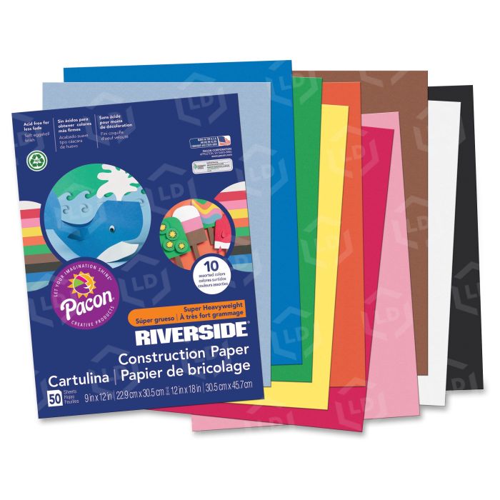 Riverside Groundwood Construction Paper - LD Products